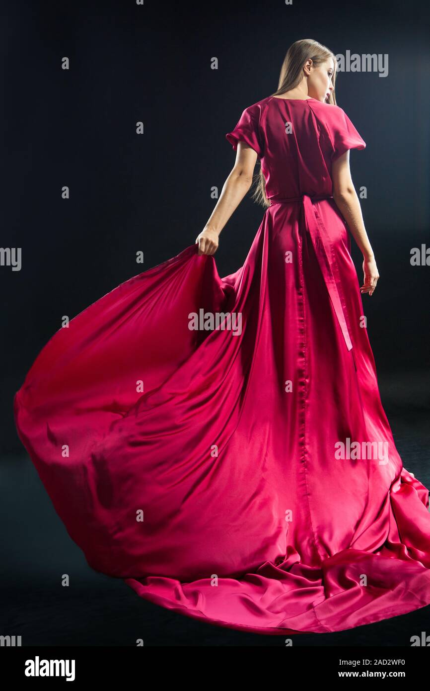 Bright pink dress hi-res stock photography and images - Alamy