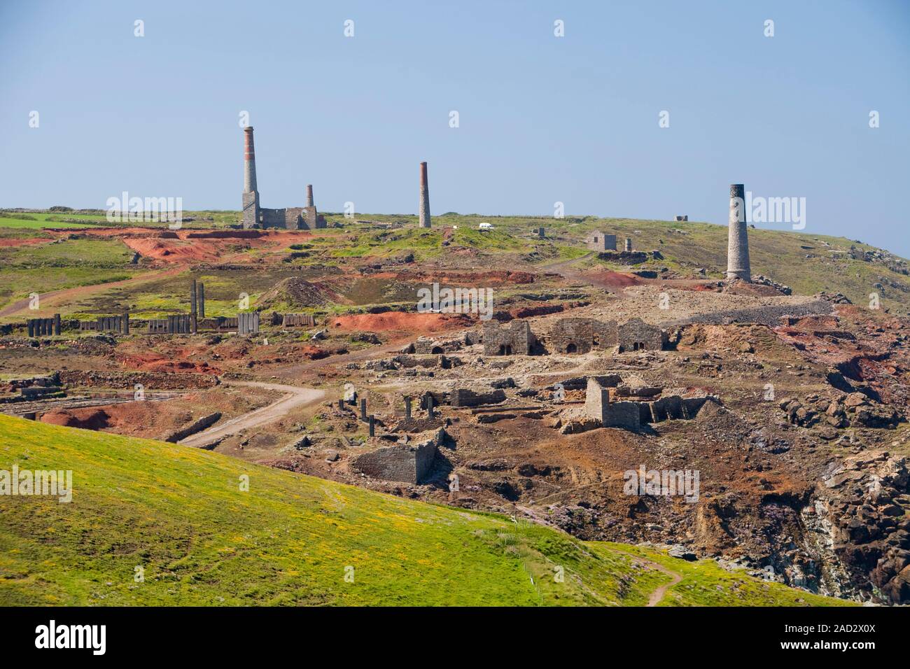 Geevor tin mine near St Just, Cornwall, UK Stock Photo - Alamy