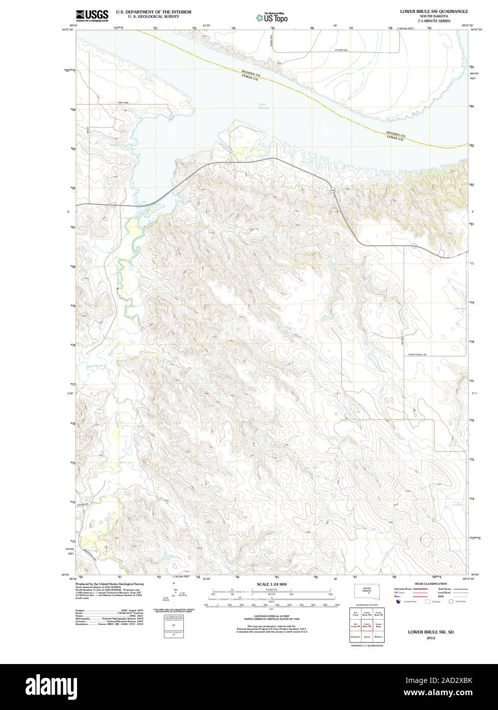 Map of brule hi-res stock photography and images - Alamy