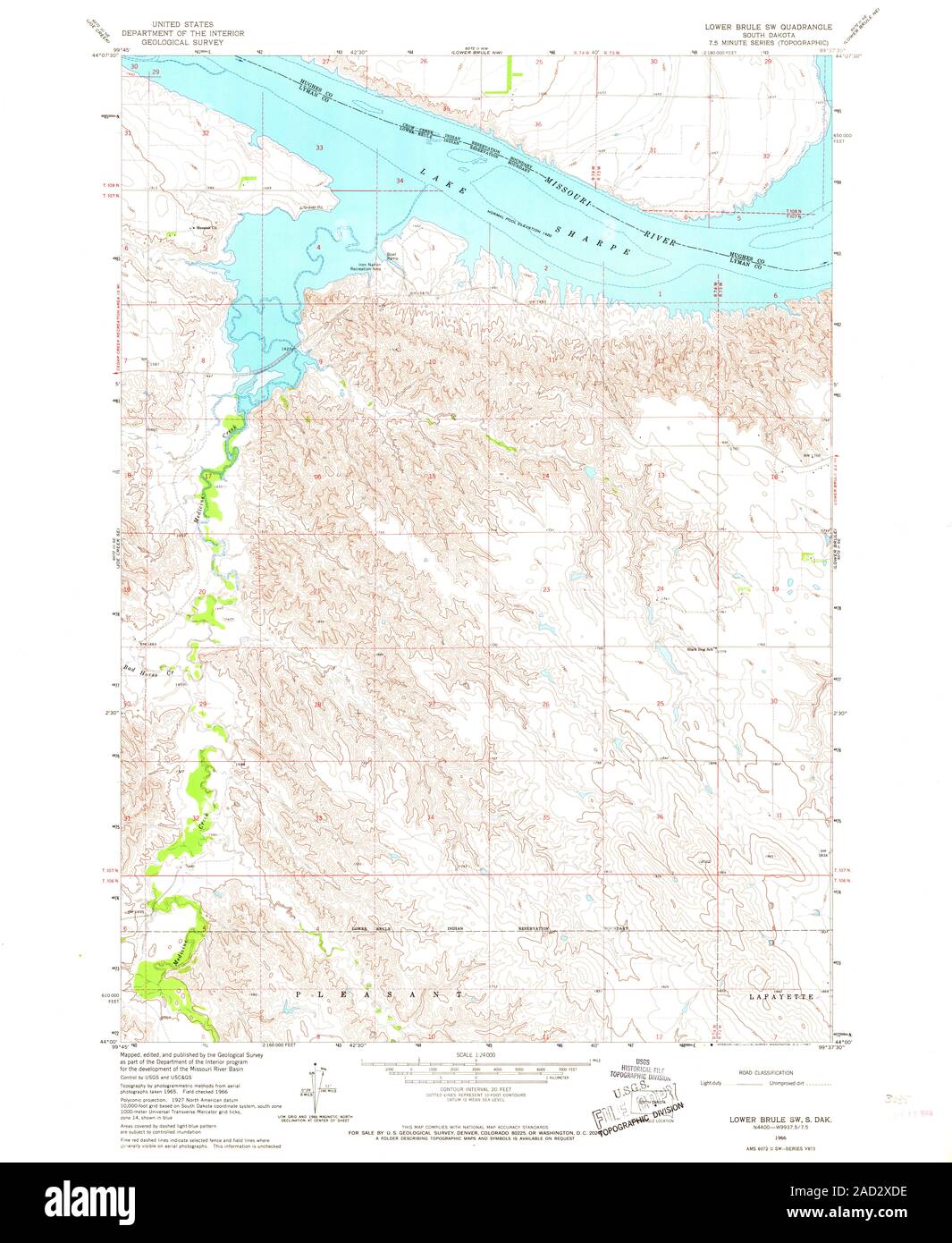 Map of brule hi-res stock photography and images - Alamy