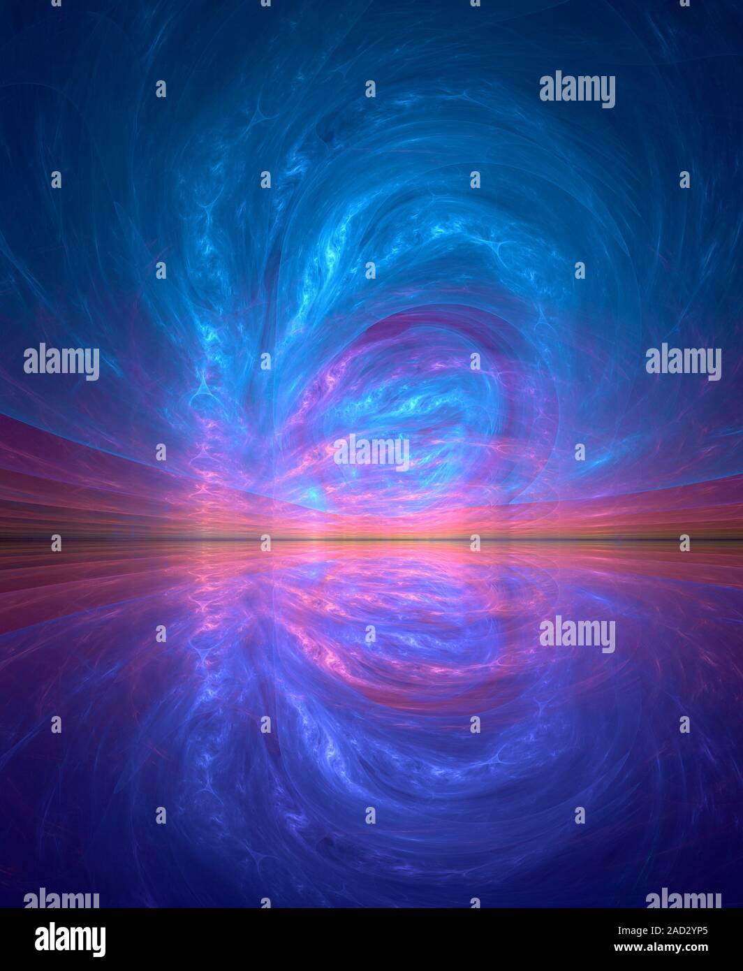 Conceptual fractal illustration of Supersymmetry (SUSY), a particle ...