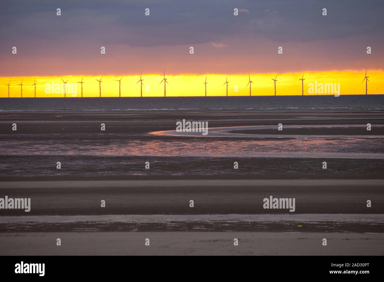 The Rhyl Flats offshore wind farm is situated about 7 Km off the North ...