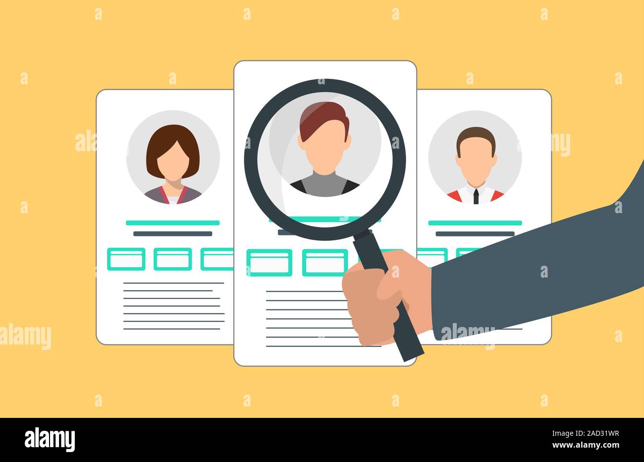 Team searching business Stock Vector Images - Alamy