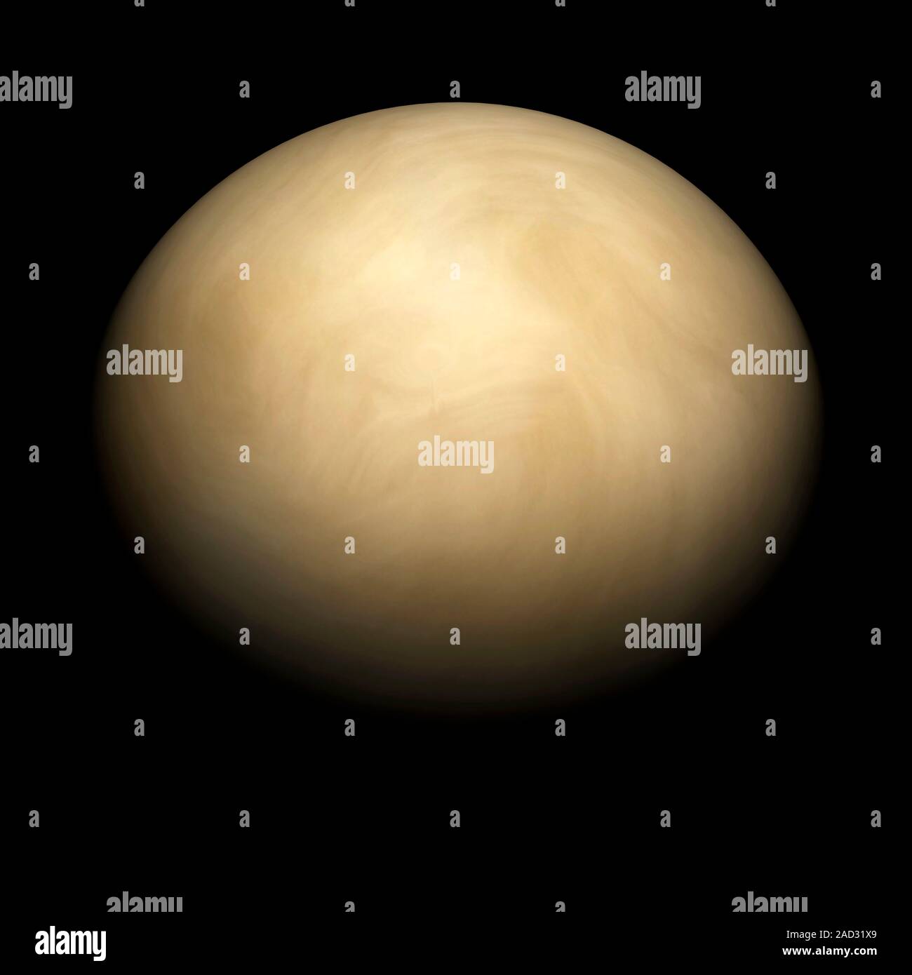 Venus, illustration. Venus, the second planet from the Sun, is a rocky ...