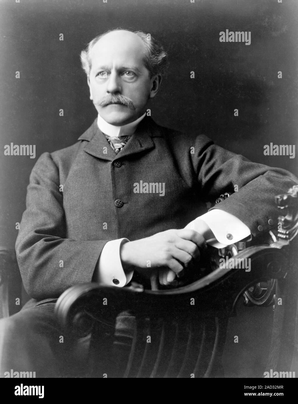 Percival Lowell (1855-1916), US astronomer and mathematician. Lowell is ...