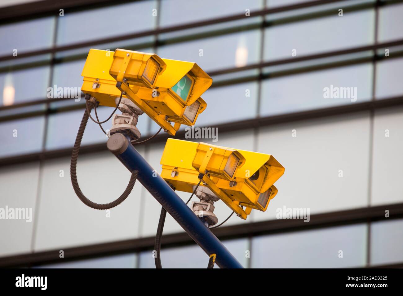 CCTV cameras for monitoring traffic on London's streets. UK Stock Photo ...