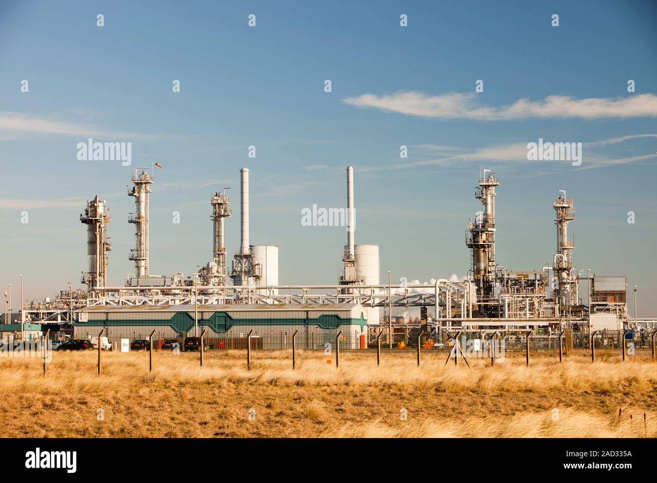 A petrochemical plant at Seal Sands on Teeside, North East, UK Stock ...