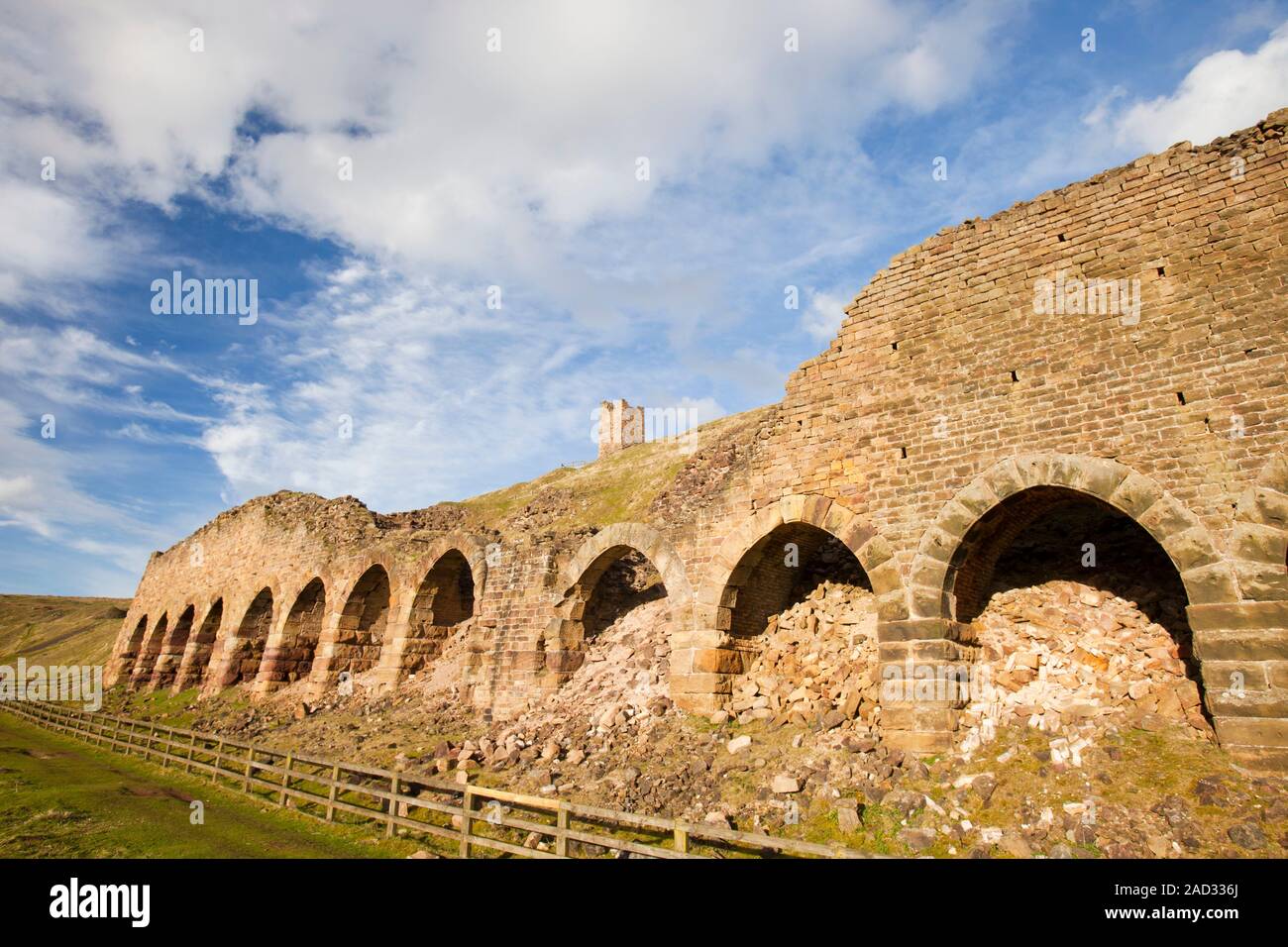 South Stone Kilns, old kilns used to calcine the ironstone mined in ...