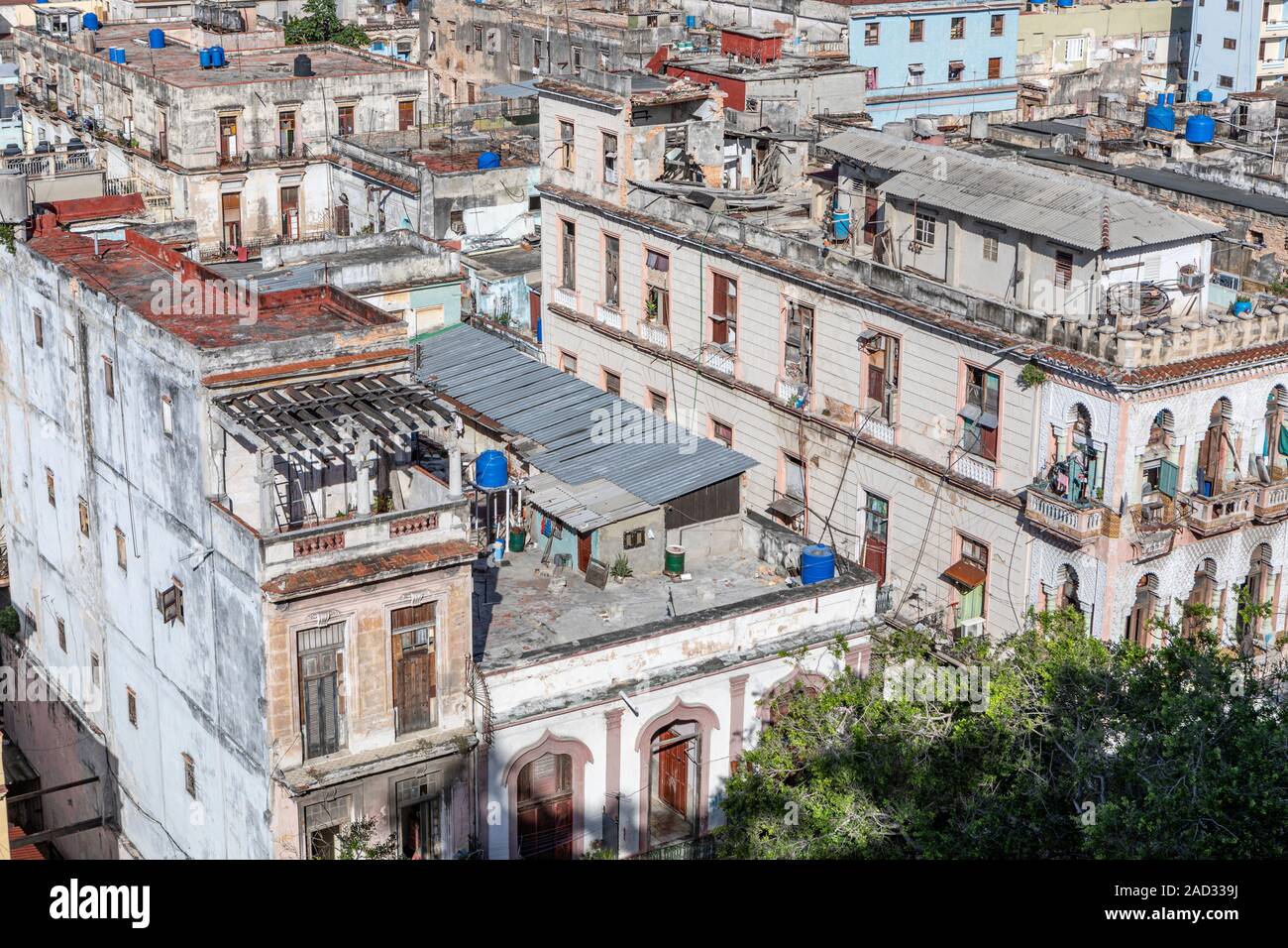 Roof tops of Havana, Cuba Stock Photo - Alamy