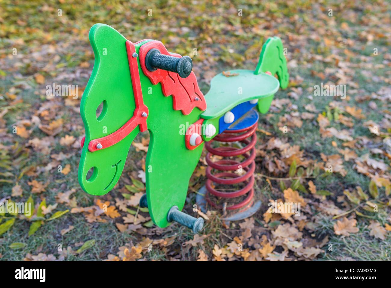 Playground With Rocking Horse High Resolution Stock Photography and ...