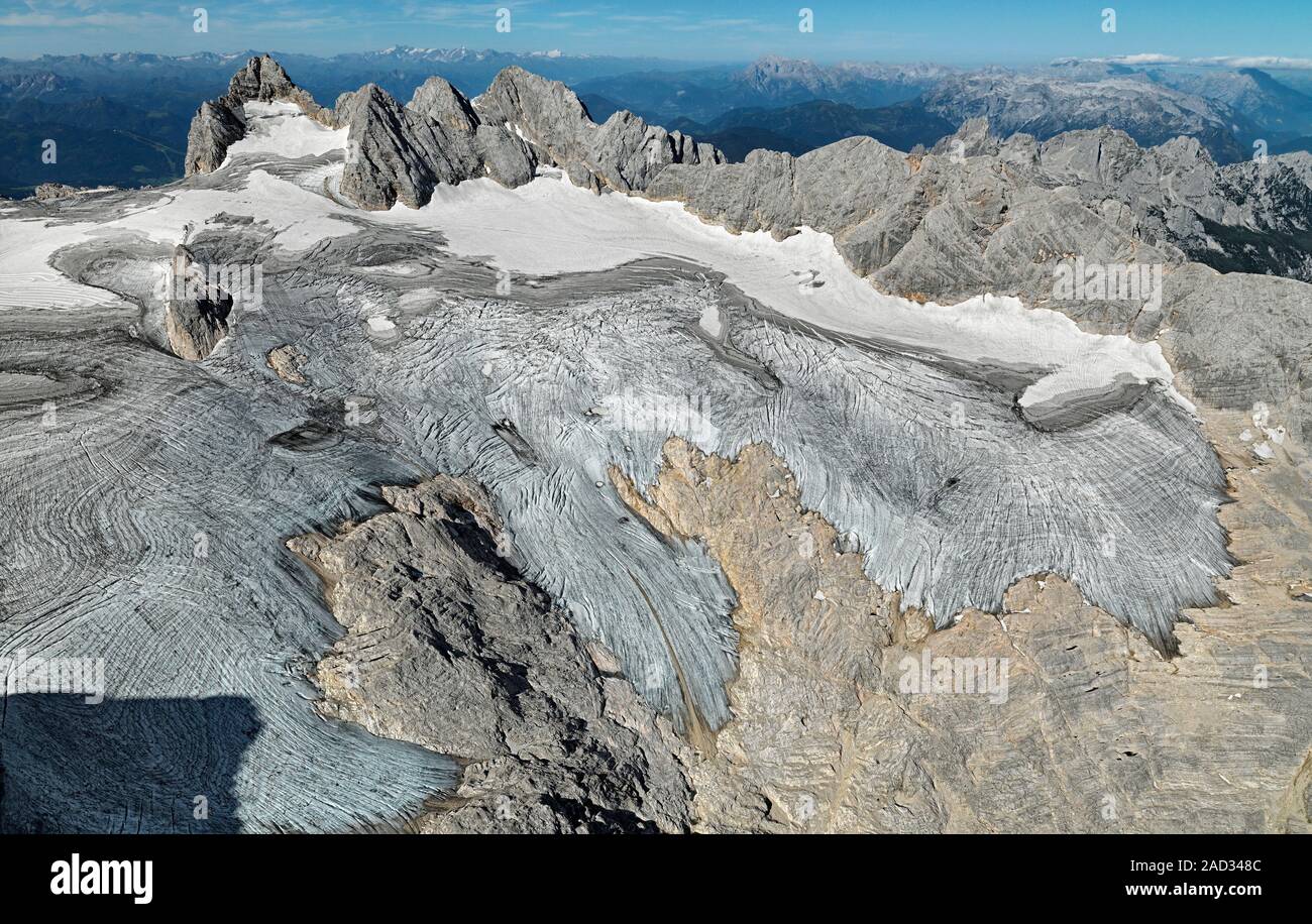 Hallstaetter Glacier is the largest glacier in the Dachstein Mountains in the Austrian Alps. The ...