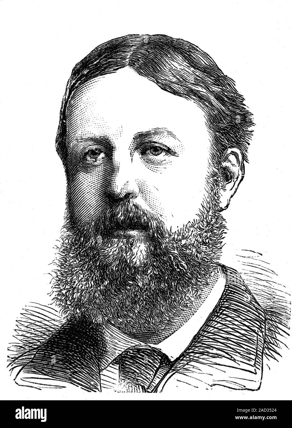 Henry Stephenson (1842-1919). 1874 illustration of the British Arctic ...