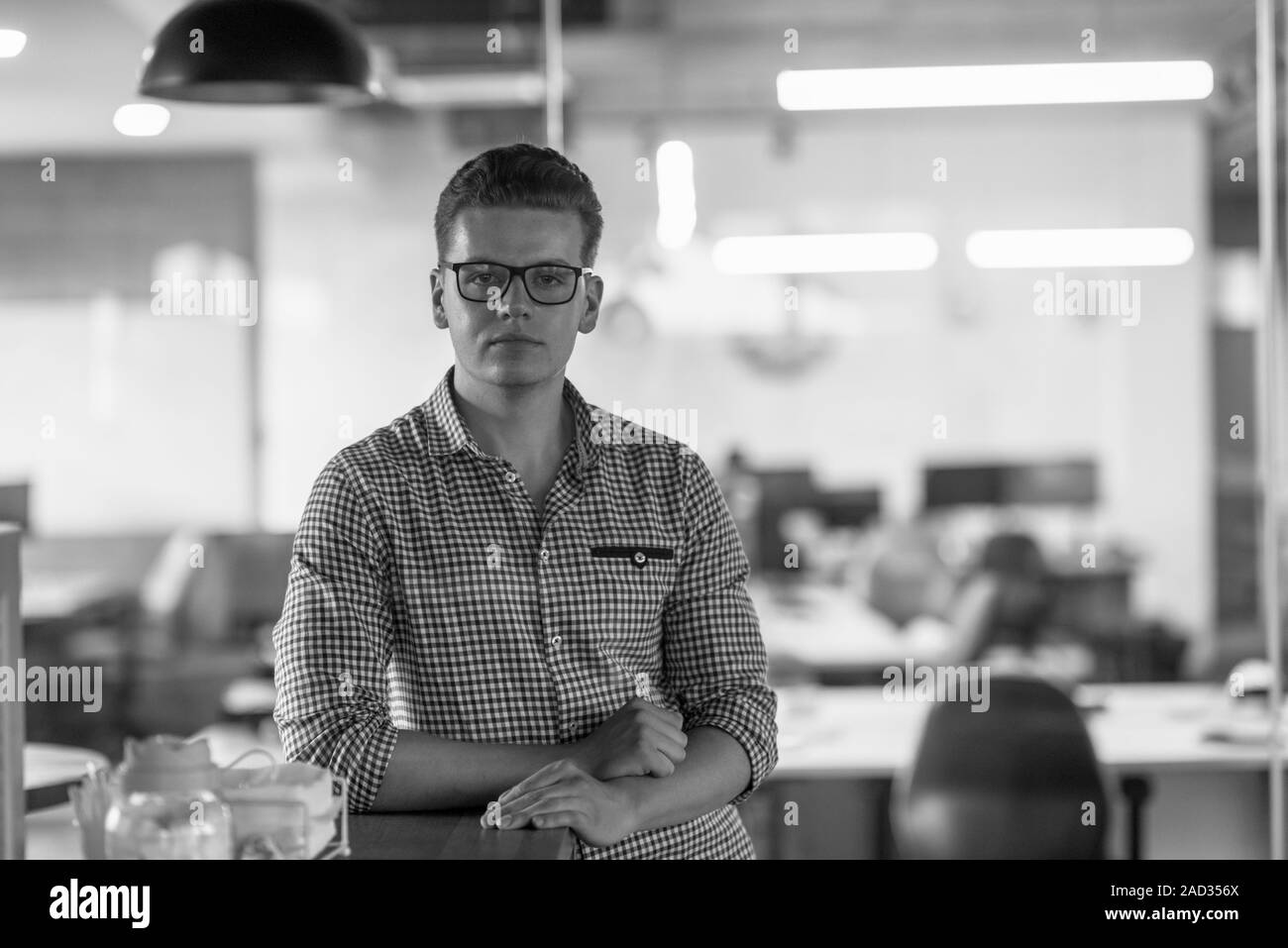 Looking up modern style Black and White Stock Photos & Images - Alamy