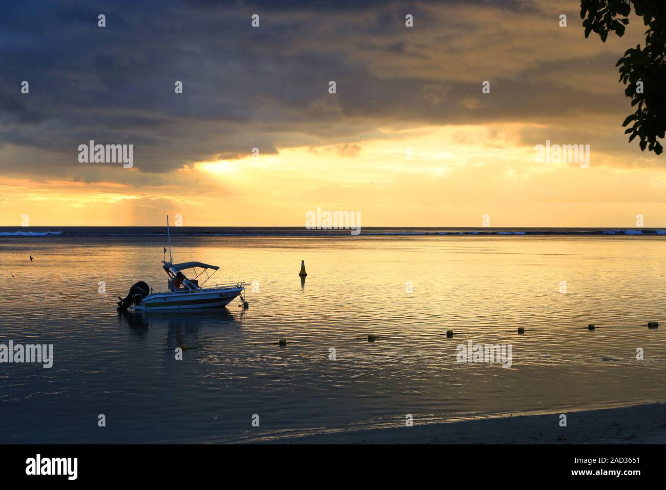 Mauritius sunset hi-res stock photography and images - Alamy