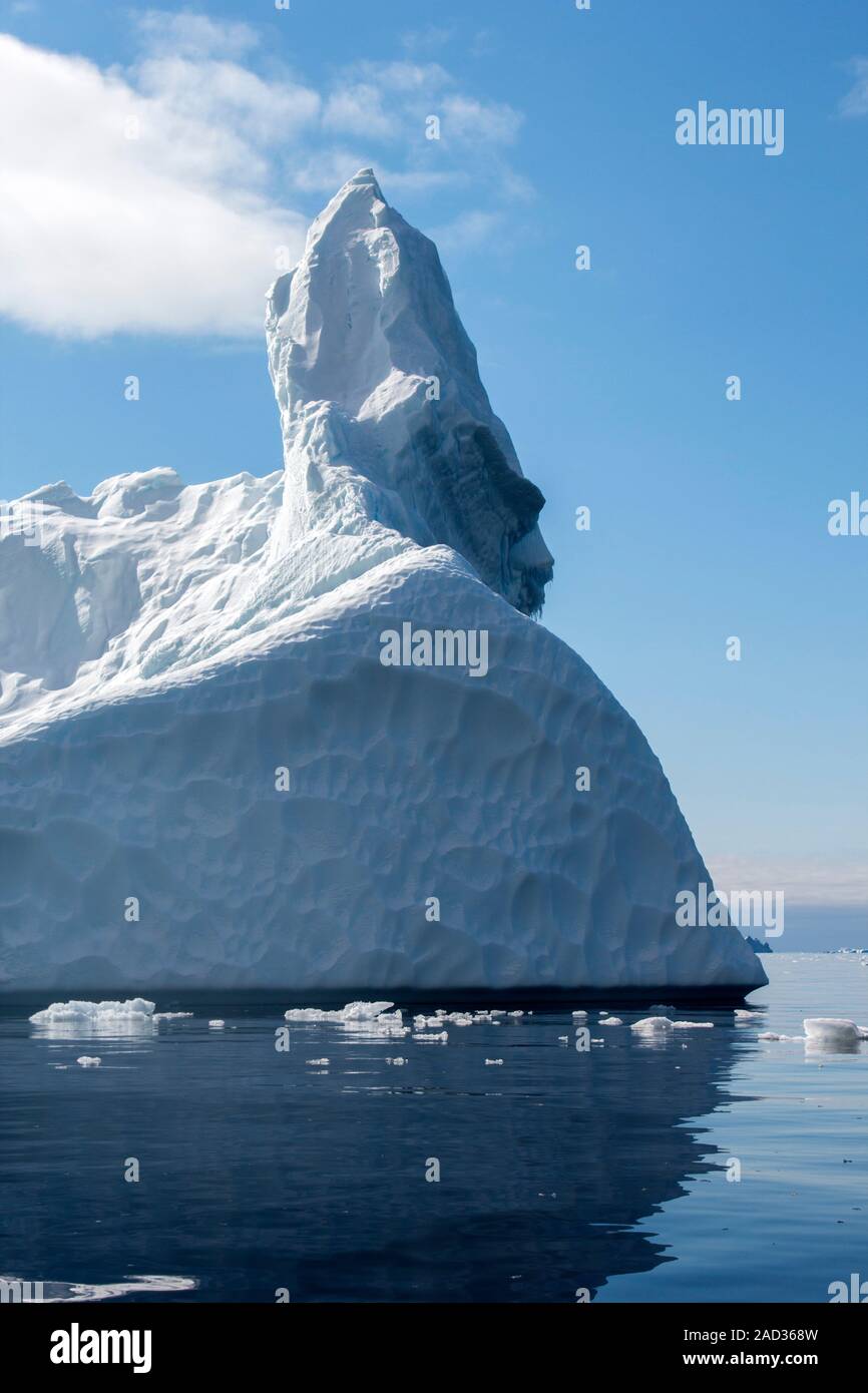 Iceberg. Iceberg in Ilulissat Icefjord, Greenland. This fjord was ...