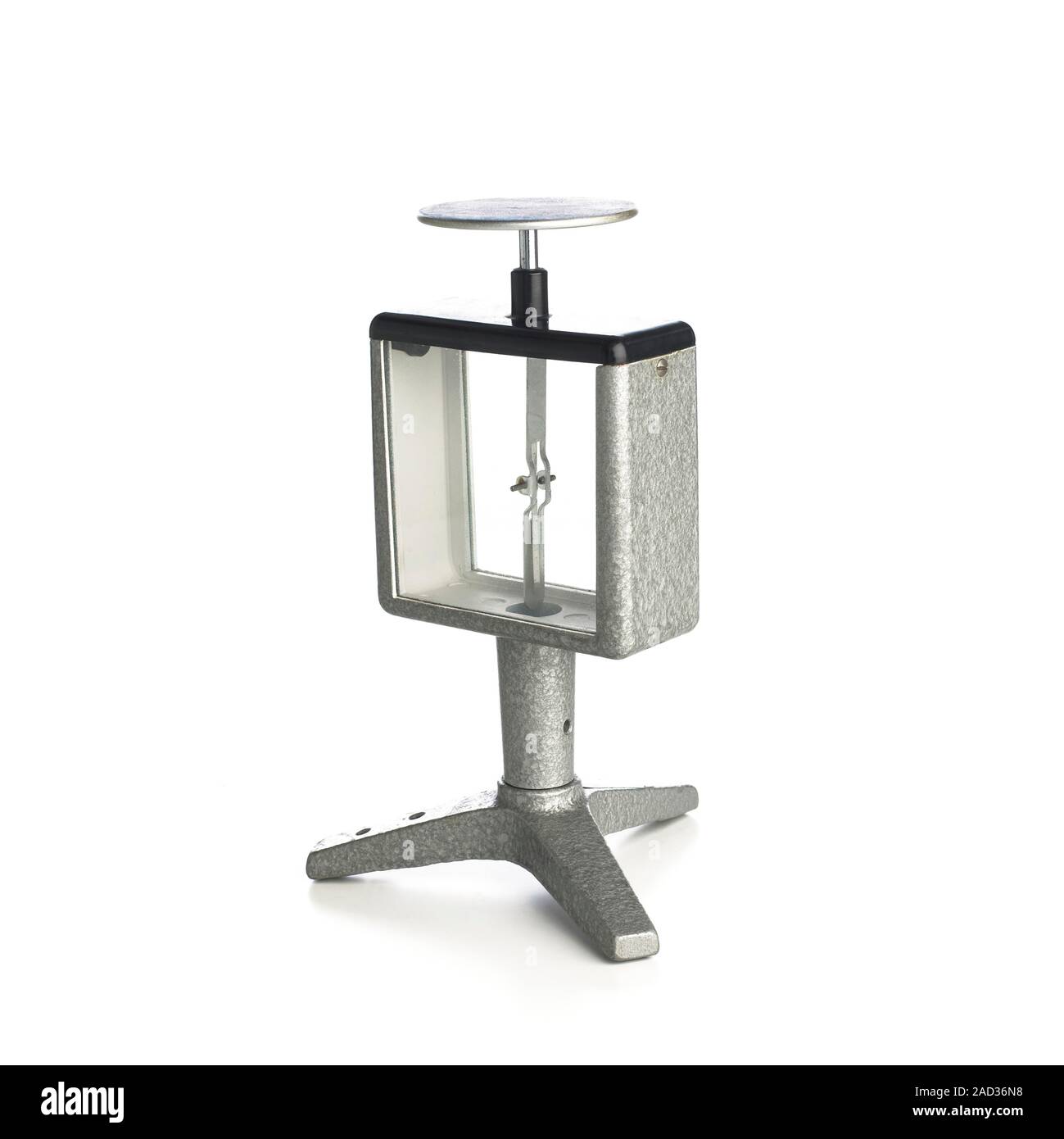 Electroscope. If a rod charged with static electricity is brought near ...