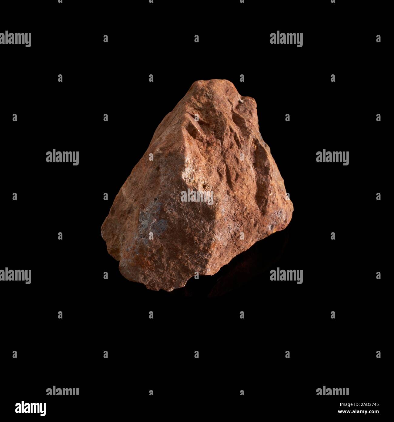 A sample of bauxite, the principal ore of aluminium. Bauxite is a mix ...