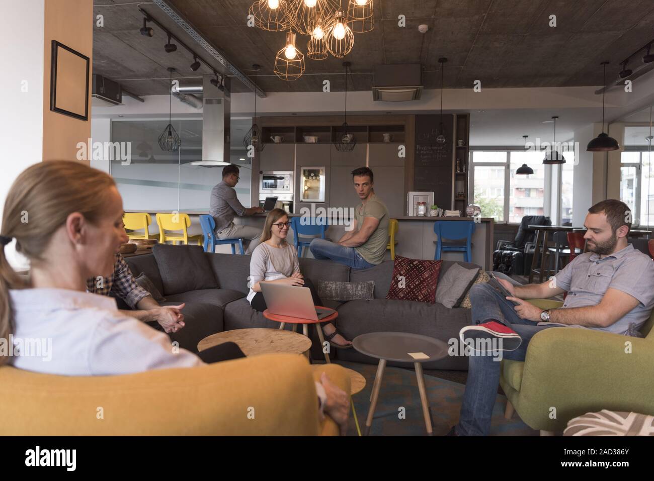 team meeting and brainstorming Stock Photo - Alamy