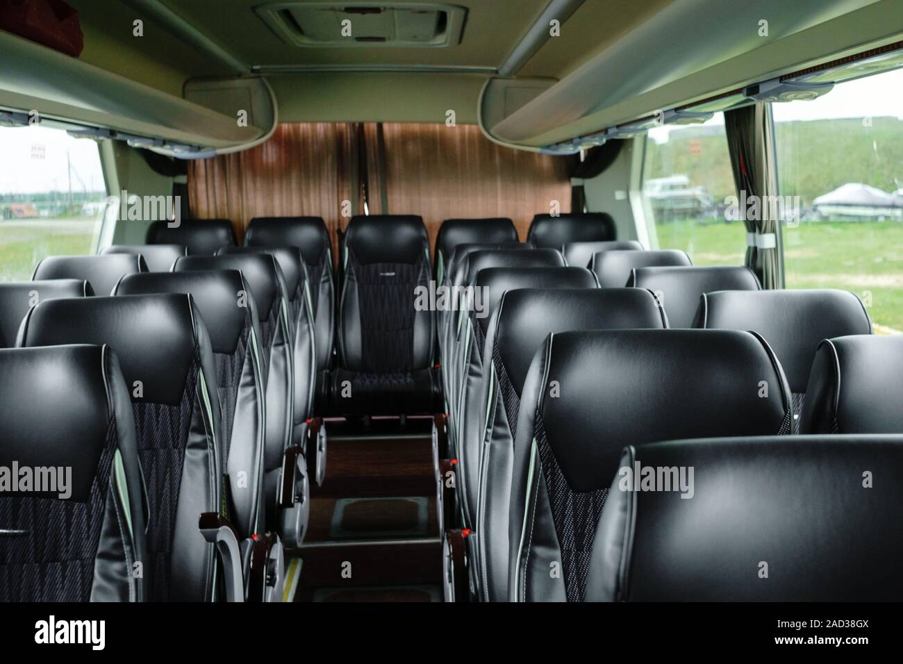 Leather seats bus hi-res stock photography and images - Alamy