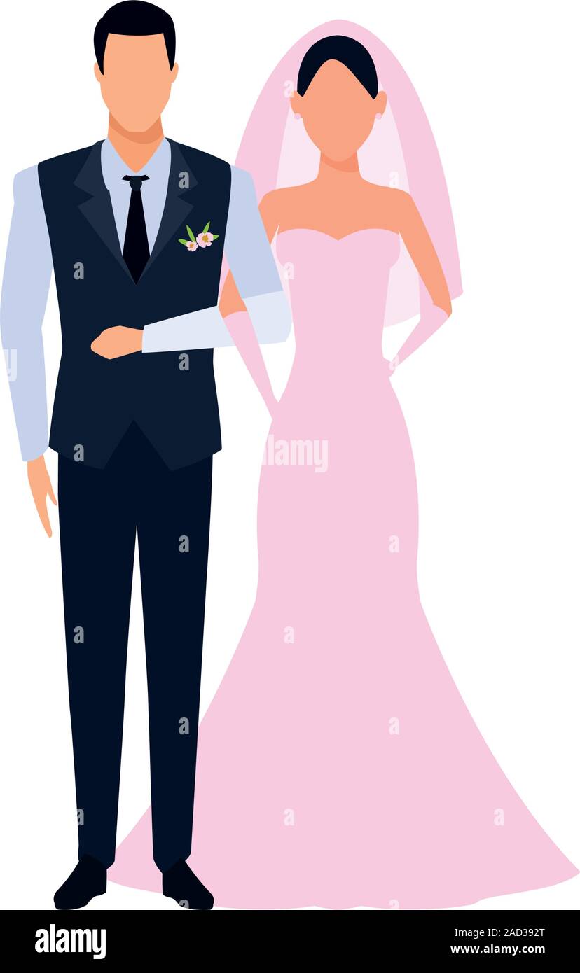 avatar married couple icon, flat design Stock Vector Image & Art - Alamy