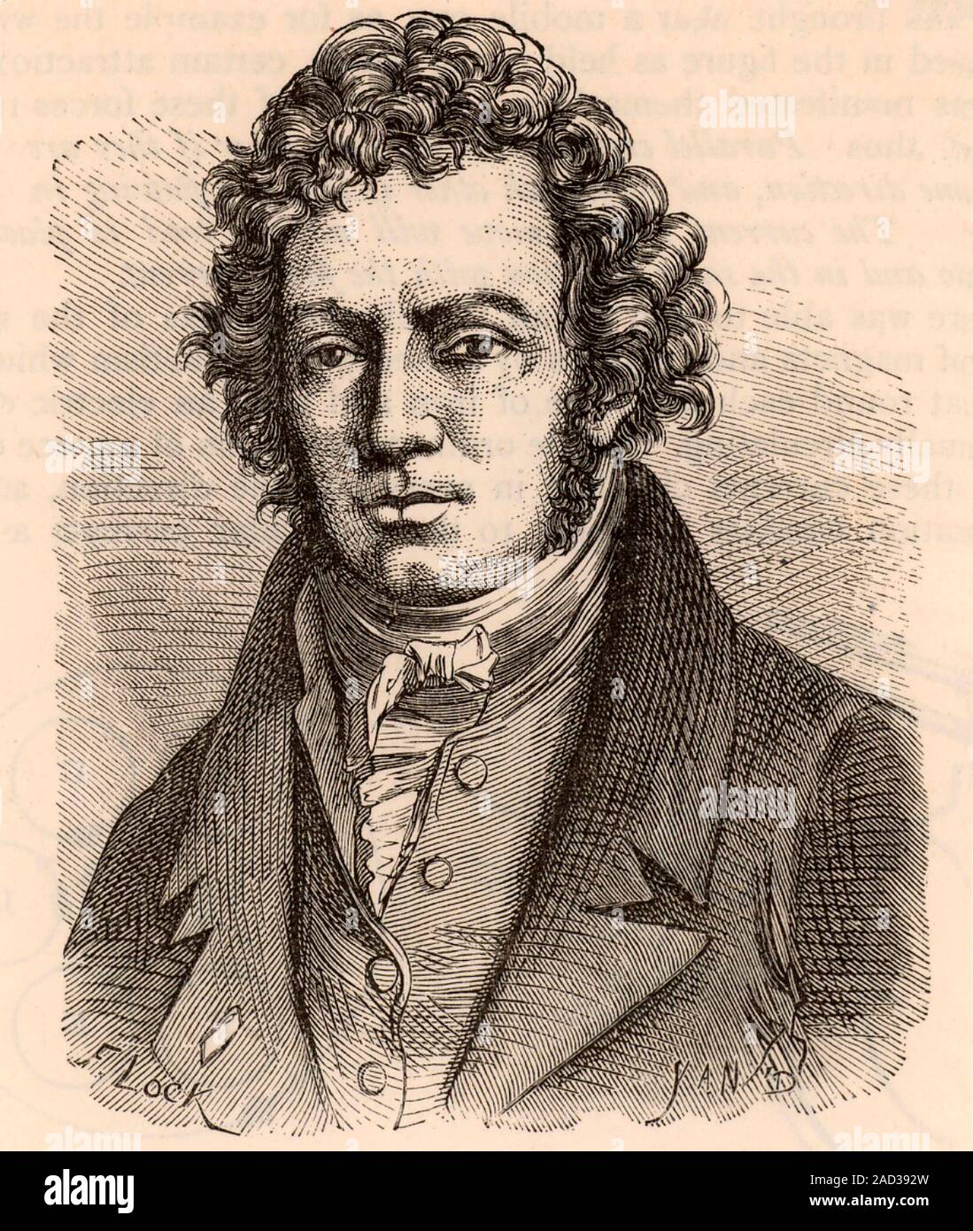 Andre-Marie Ampere (1775-1836) French mathematician and physicist who ...