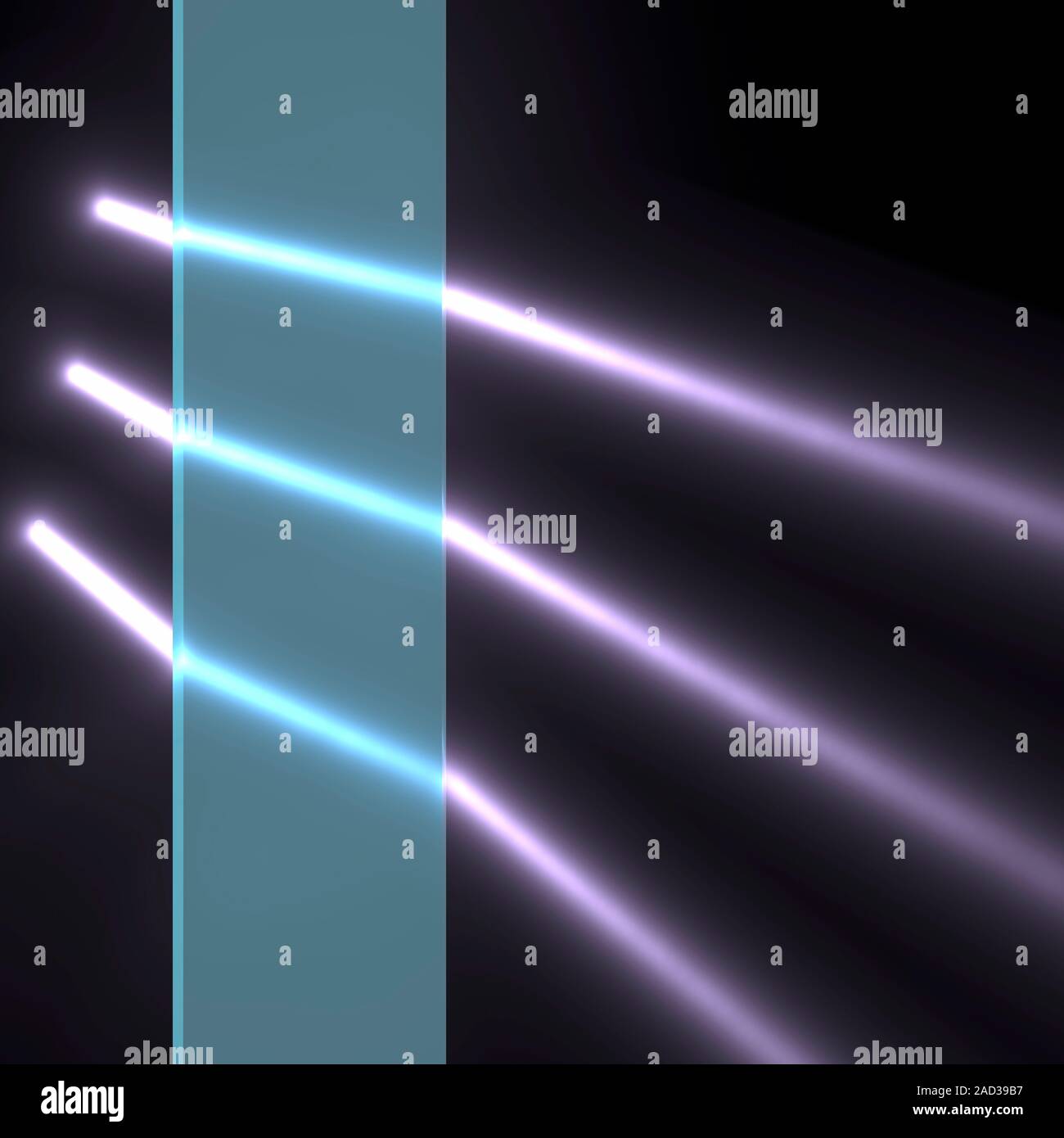 This image may not be used in educational posters Light refraction in ...