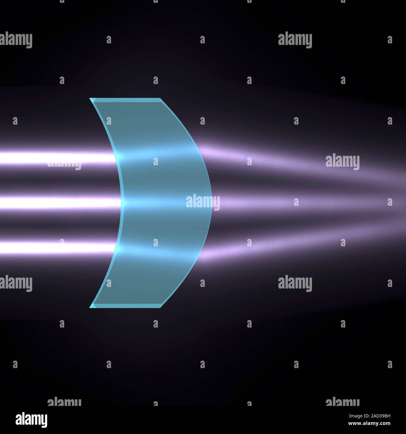 This image may not be used in educational posters Light refraction with ...