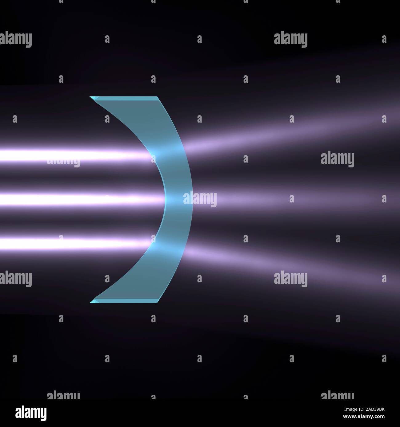 This image may not be used in educational posters Light refraction with ...