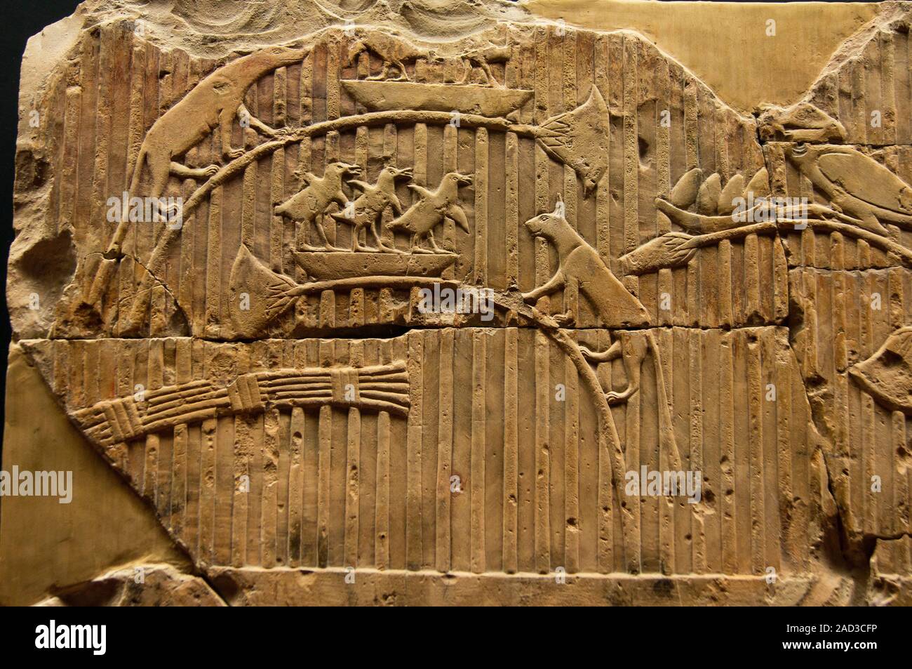 An Egyptian stone tablet in the Vatican City Museum in Rome, Italy ...