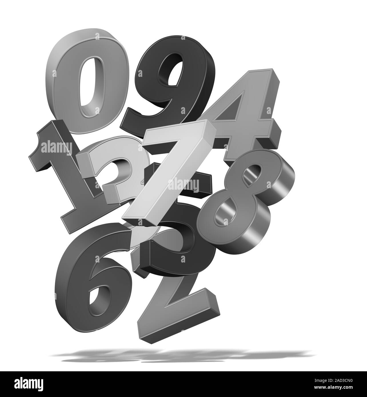 Numbers background white hi-res stock photography and images - Alamy