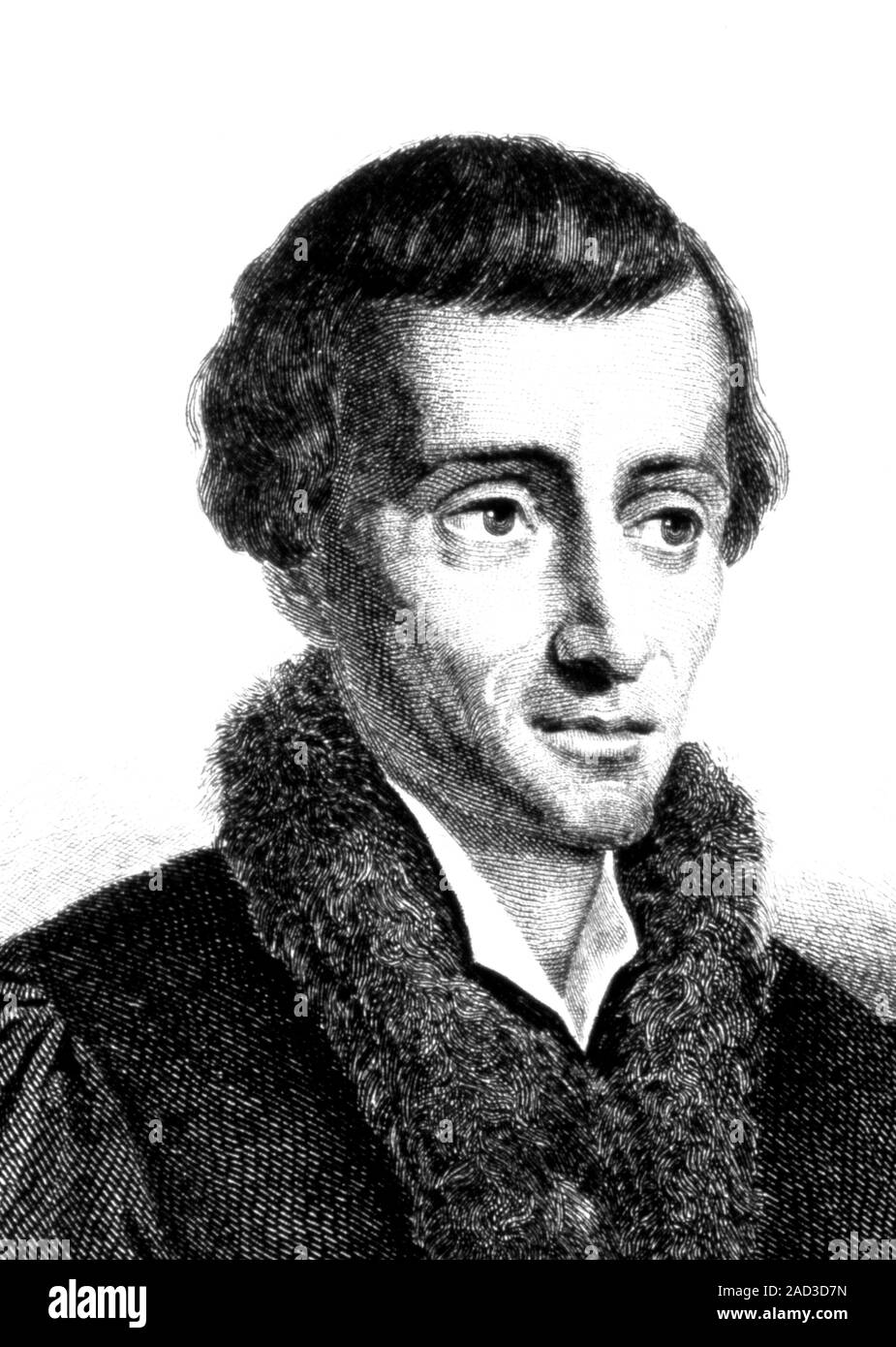 Nicolaus Copernicus (1473-1543). 1868 illustration of the Polish ...