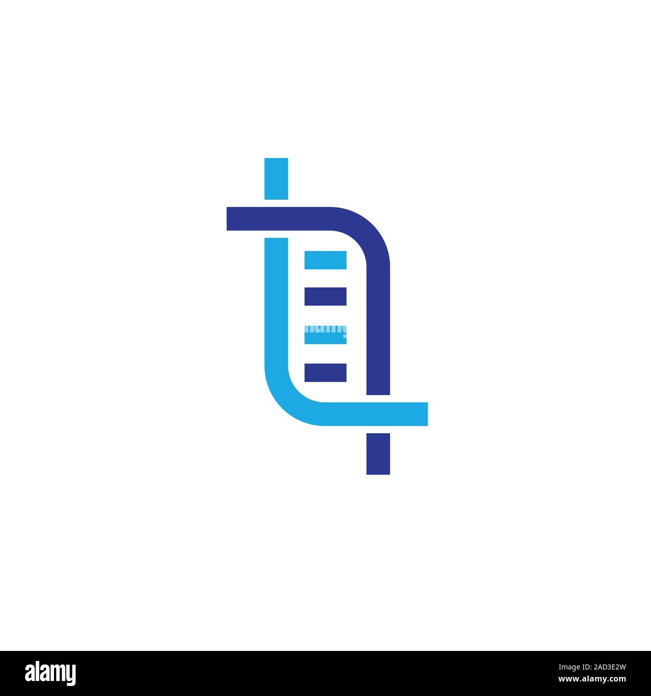 Abstract DNA symbol. Vector logo design Stock Vector Image & Art - Alamy