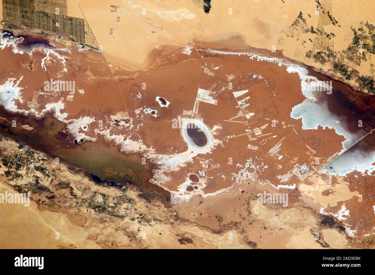 Siwa Oasis, Egypt, ISS image. Photographed on 6th April 2015 by ...