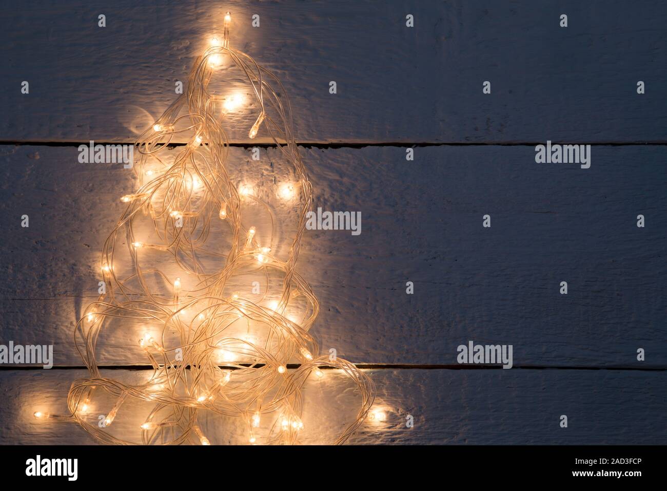 Christmas tree beautiful garlands image hi-res stock photography and ...