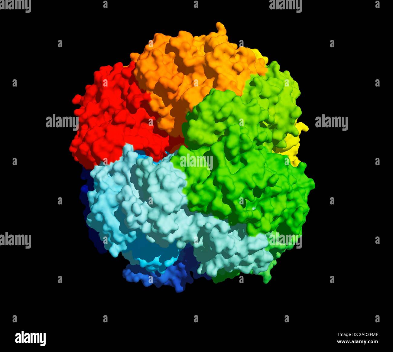 Structure Of Rubisco Enzyme