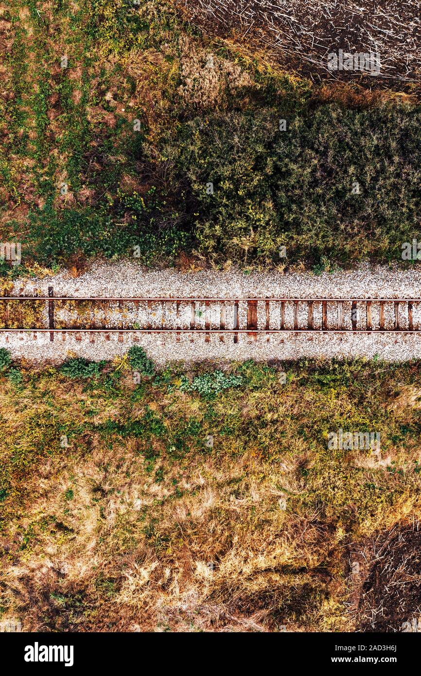Railroads aerial hi-res stock photography and images - Alamy
