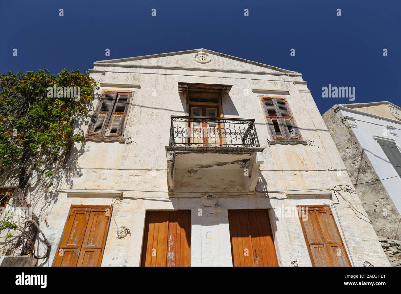 Traditional House in Symi Island in Greece Stock Photo - Alamy