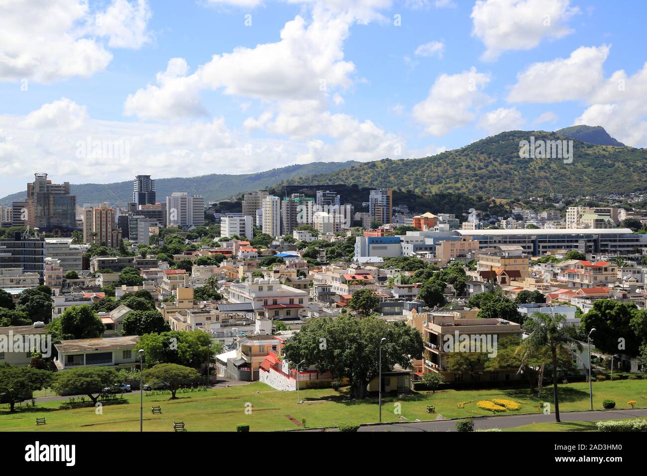 Mauritius port louis skyscrapers hi-res stock photography and images ...