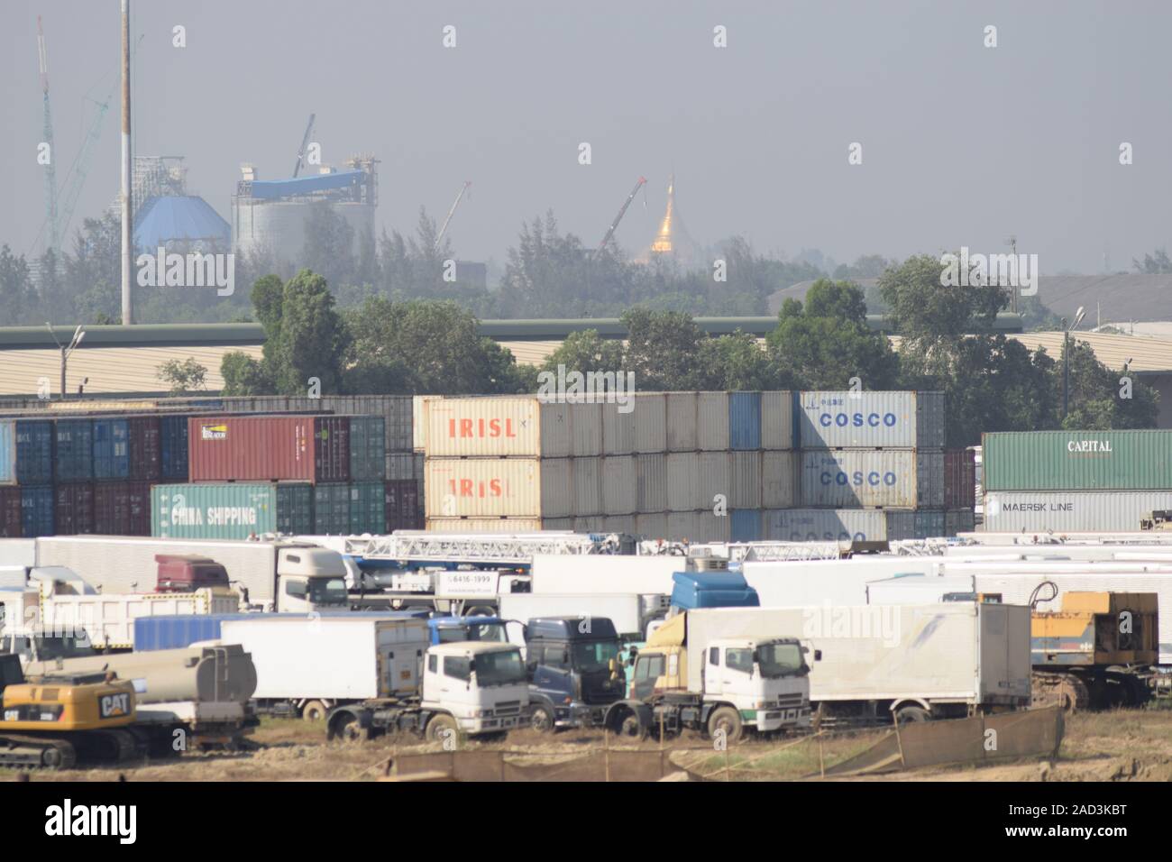 Burma myanmar rangoon docks hi-res stock photography and images - Alamy