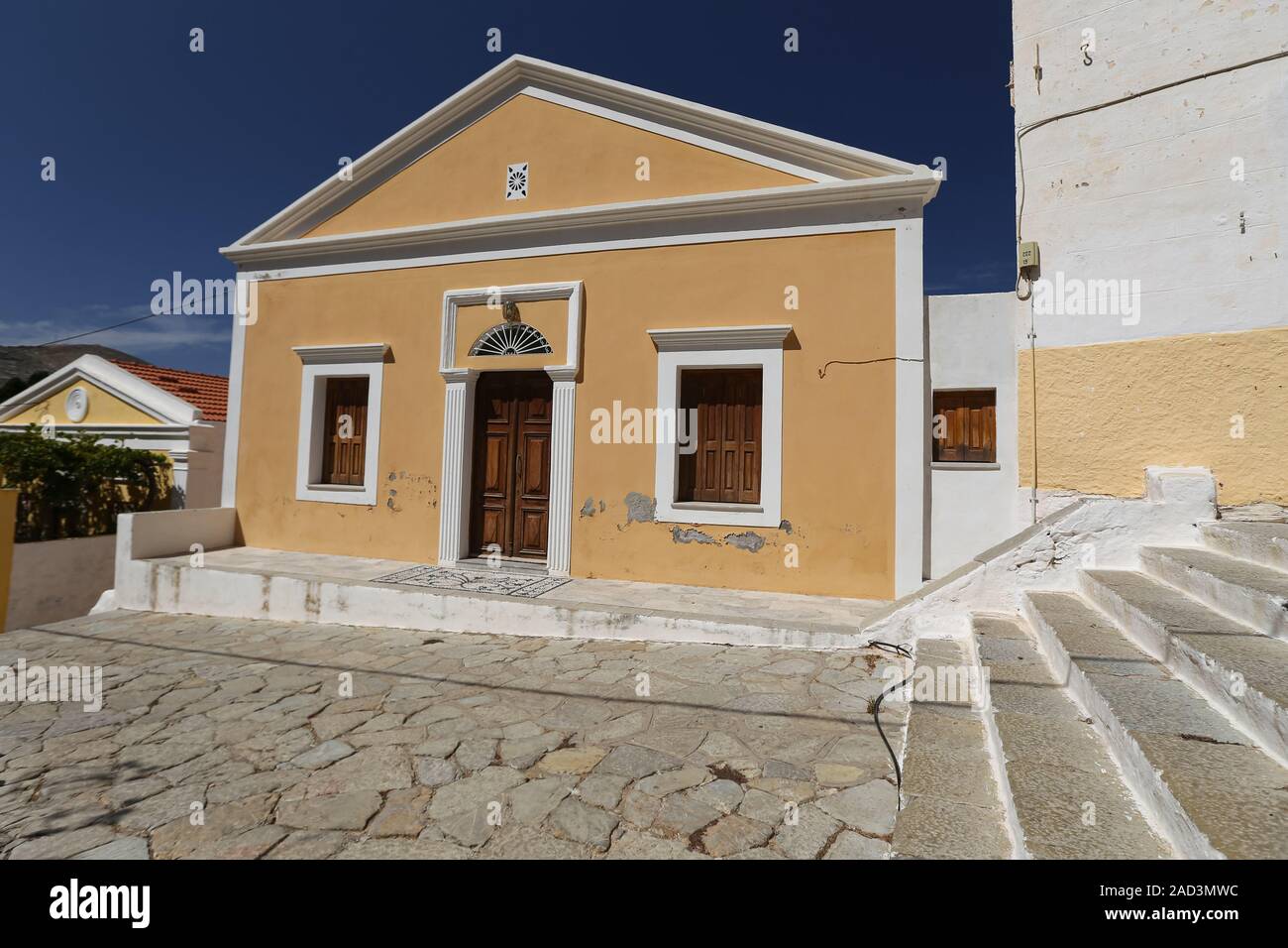 Traditional House in Symi Island in Greece Stock Photo - Alamy