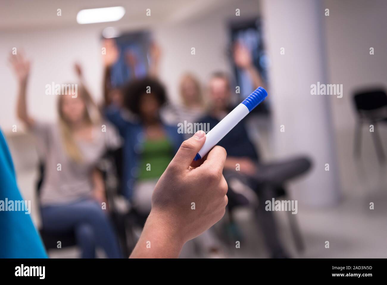 close up of teacher hand with marker Stock Photo - Alamy