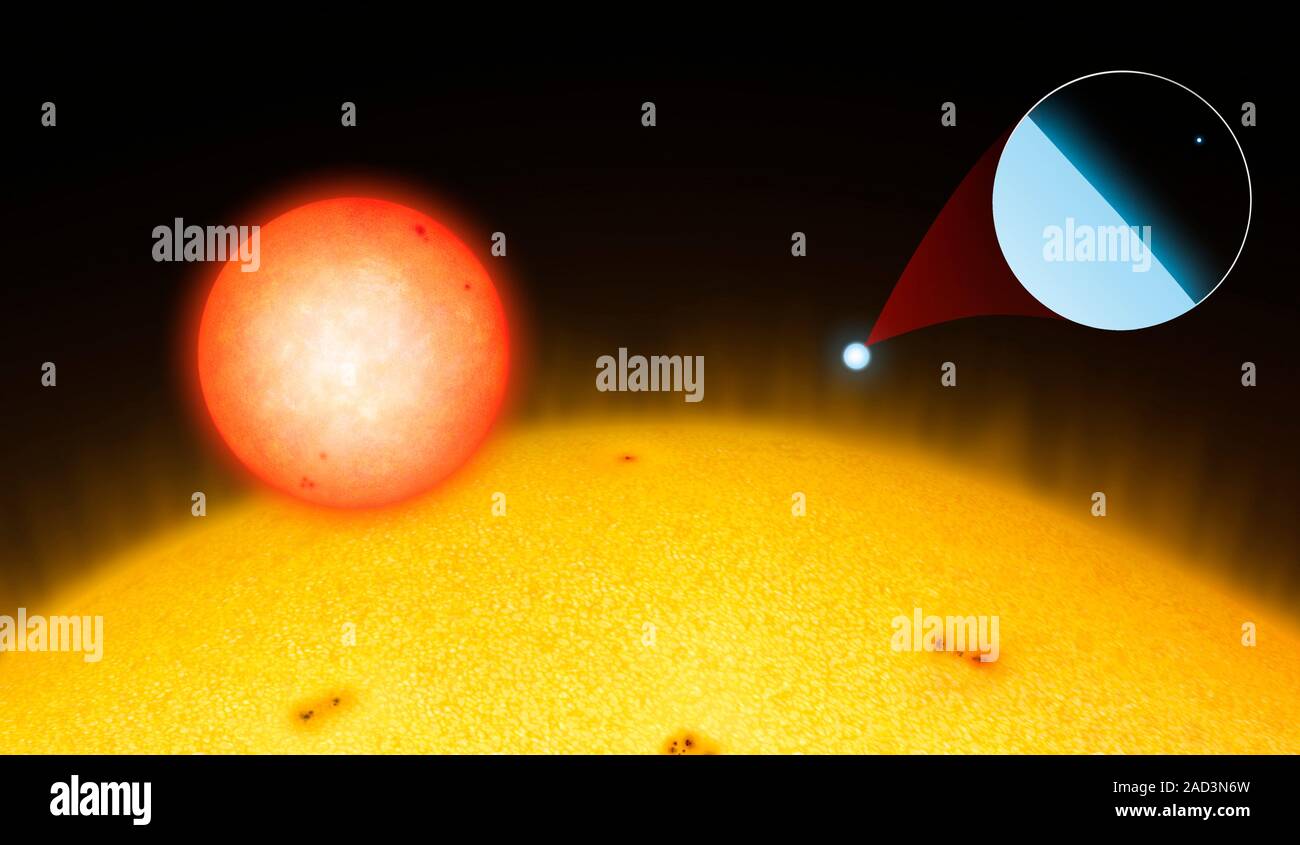 The Sun compared to some smaller stars. The Sun (bottom) is a yellow ...