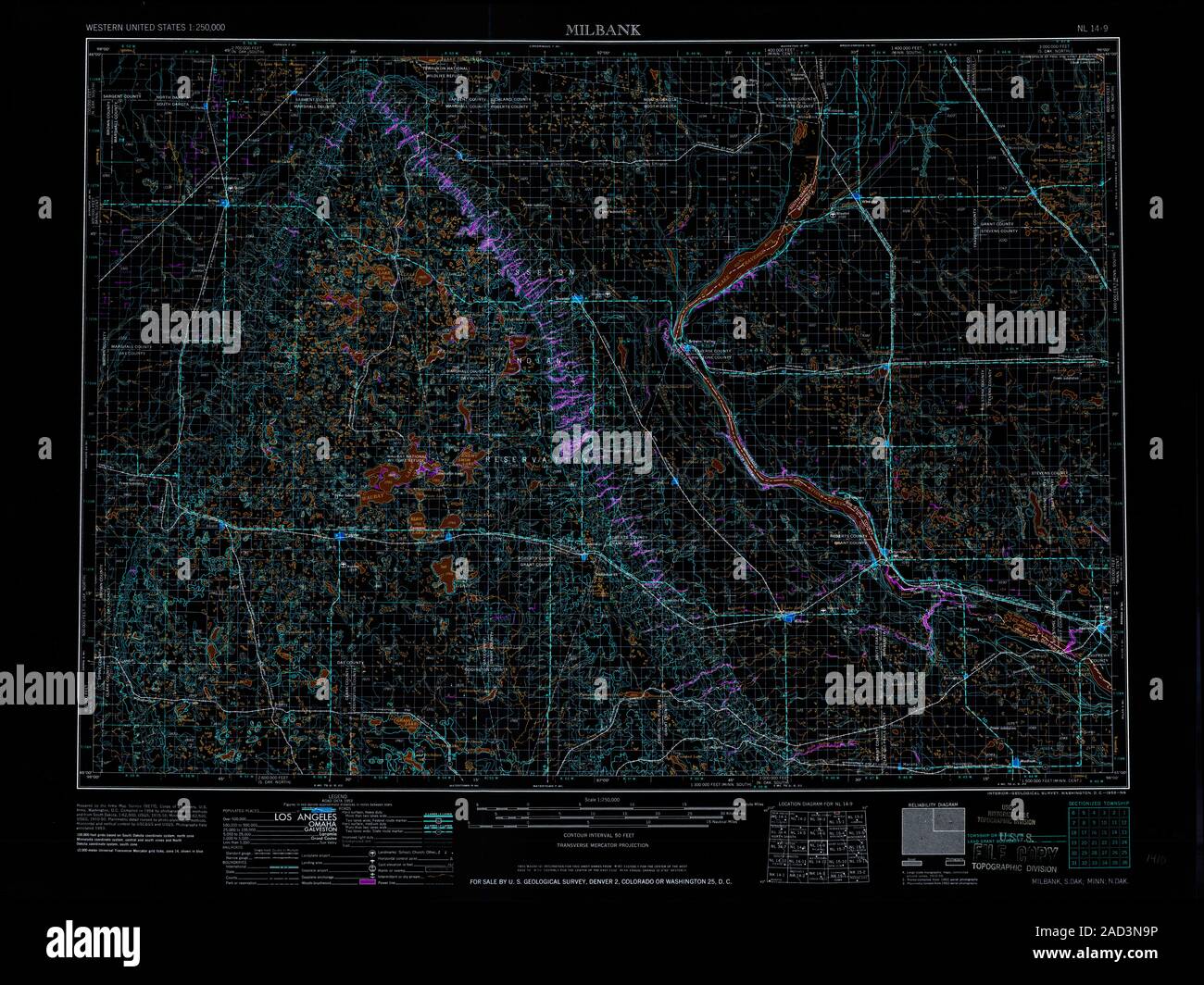 Milbank map hi-res stock photography and images - Alamy