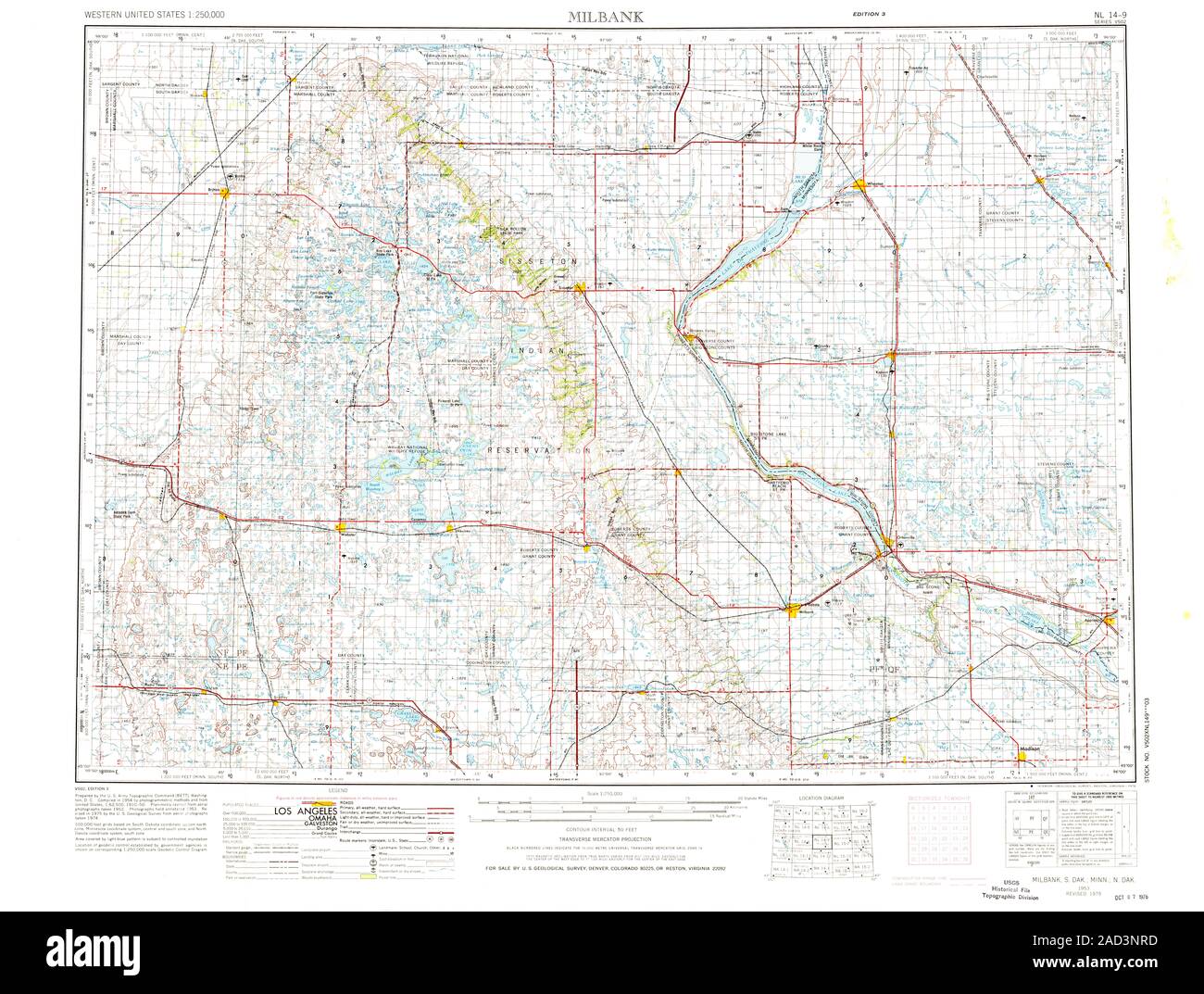 Map of milbank south dakota hi-res stock photography and images - Alamy