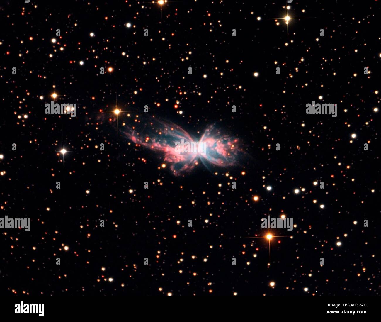 Butterfly Nebula (NGC 6302), also called the Bug Nebula. This is a ...