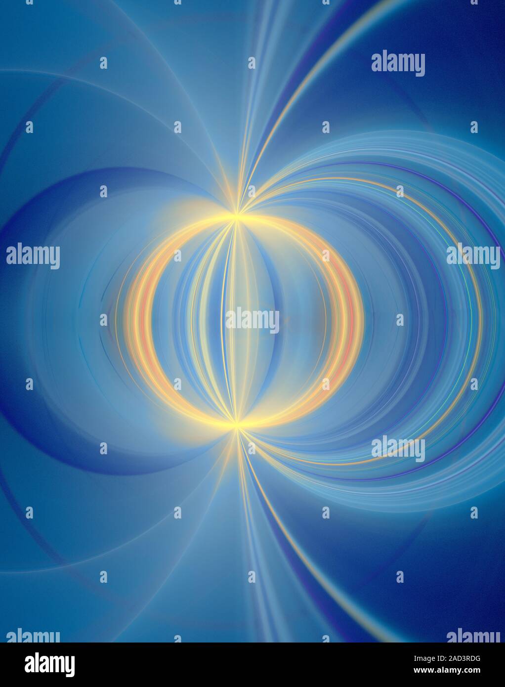 Bipolarity, conceptual illustration Stock Photo - Alamy