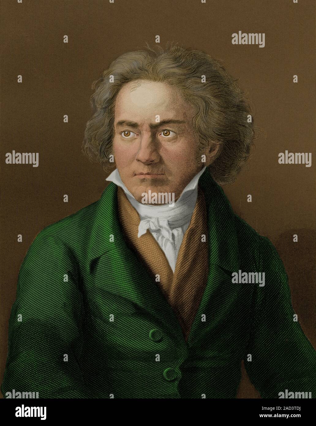 Ludwig van Beethoven (1770-1827), German composer. Beethoven's early ...