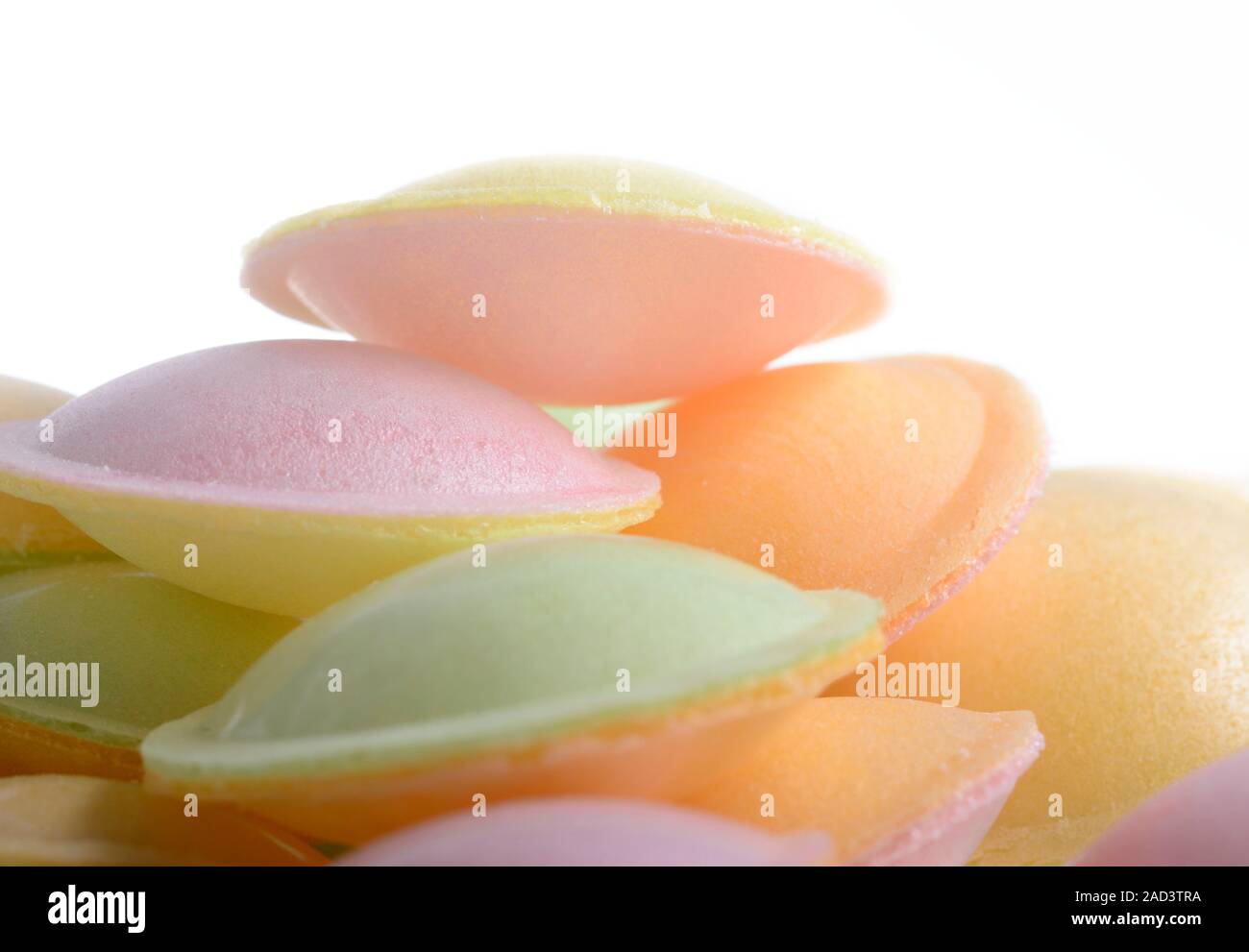 Flying saucer sweets Stock Photo - Alamy
