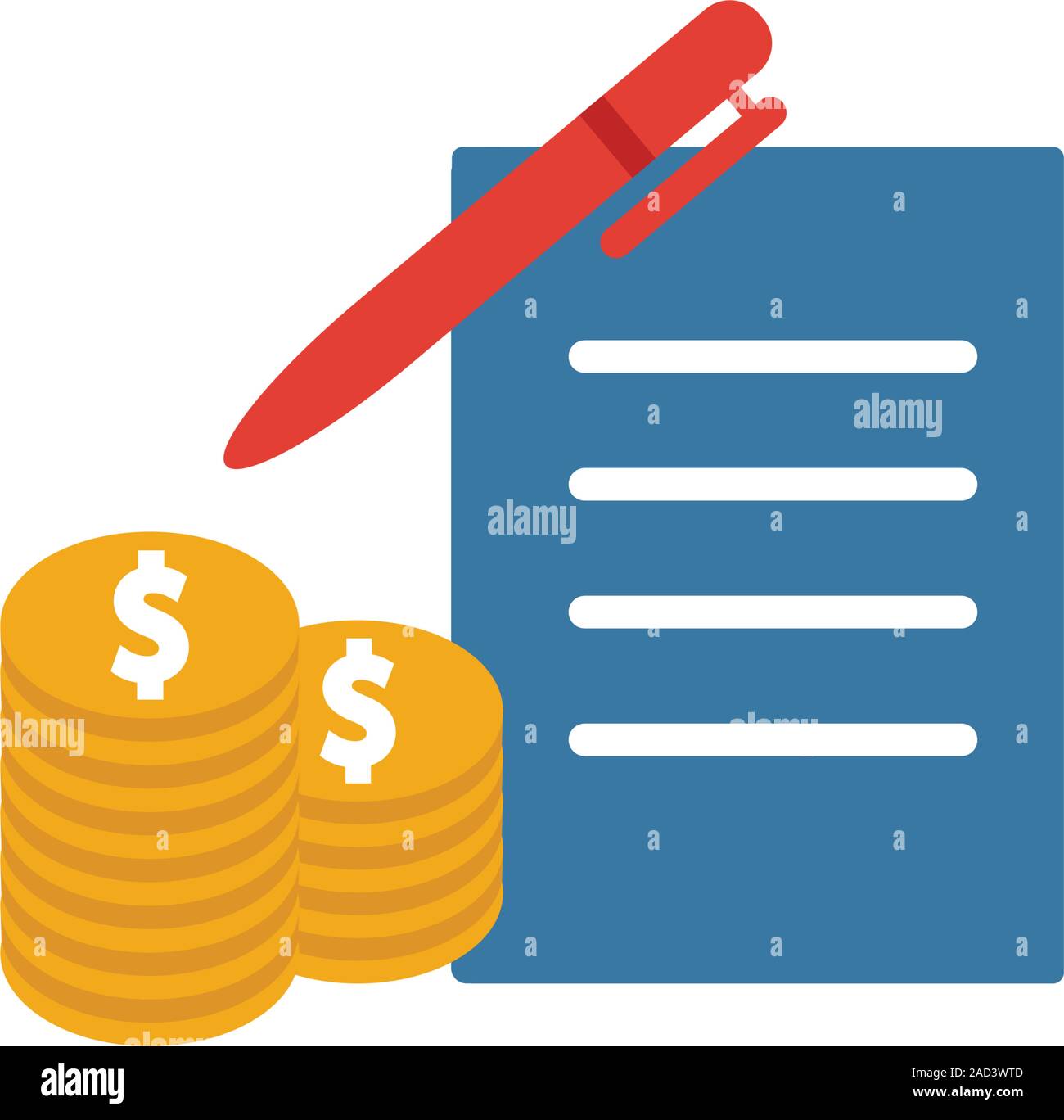 Budgeting icon. Simple element from personal finance icons collection ...