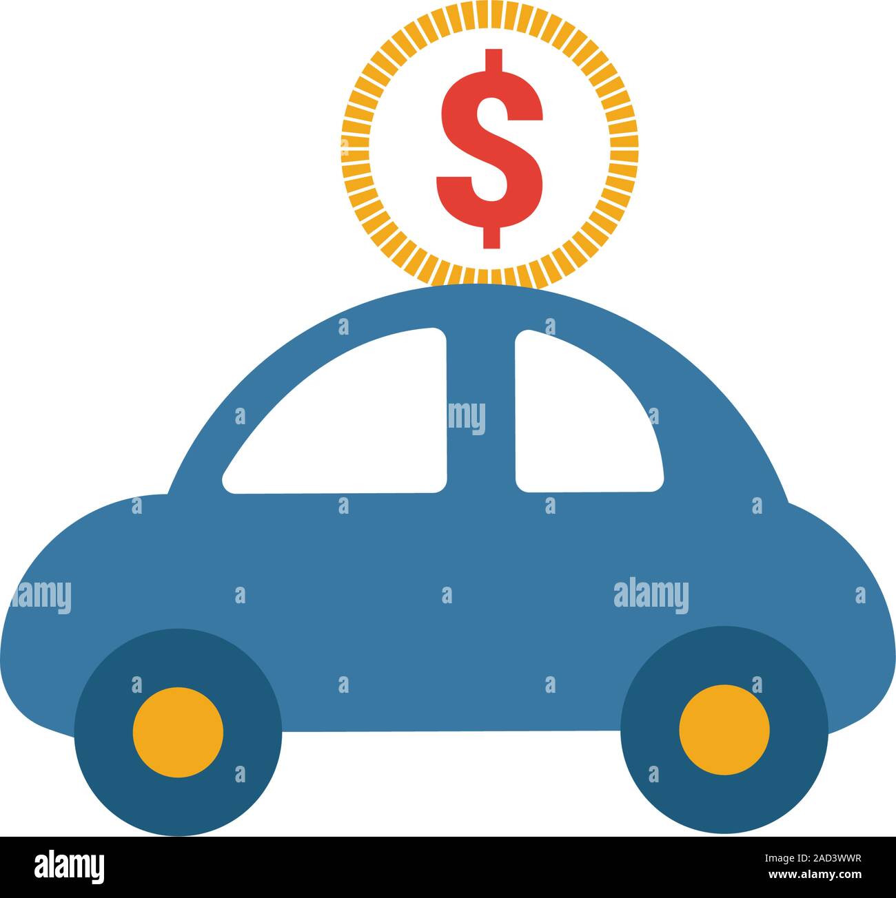 Car Loan icon. Simple element from personal finance icons collection ...